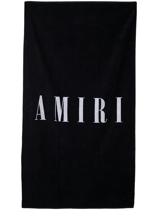 Amiri Logo-print Beach Towel