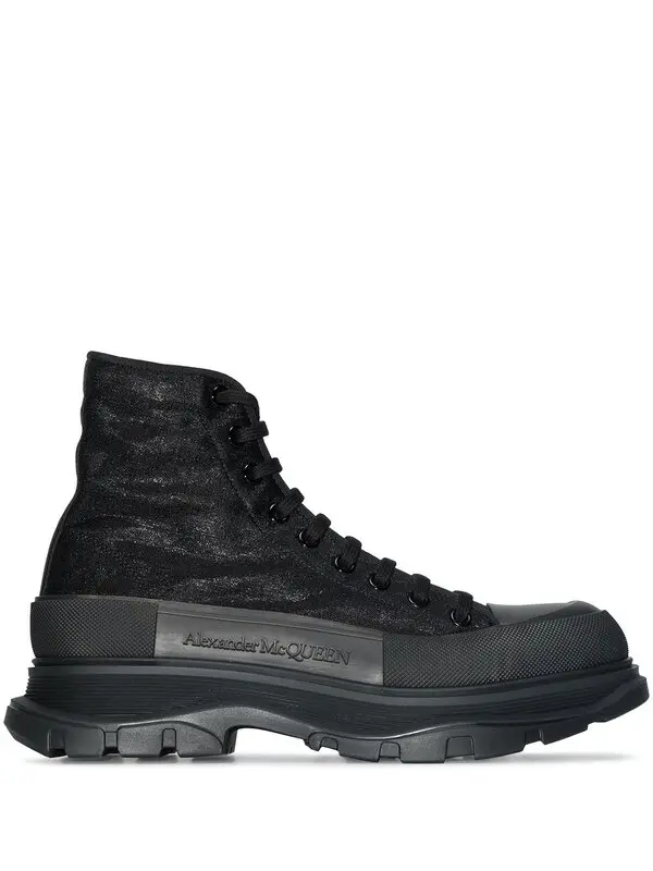 Alexander McQueen Tread Slick Boots - Black