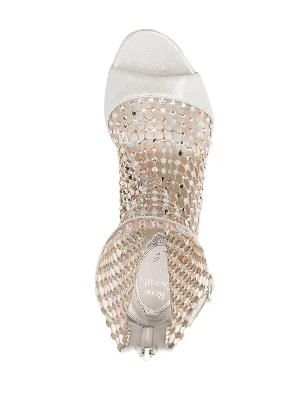 Rene Caovilla Bead-embellished Ankle Boots