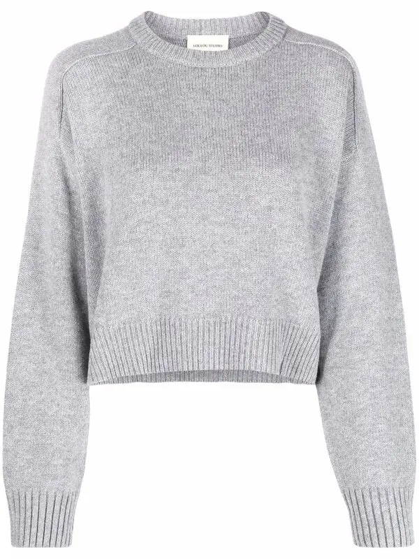 Loulou De Saison Ribbed-trim Cropped Jumper