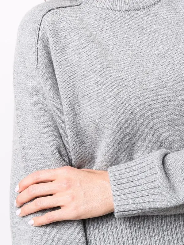 Loulou De Saison Ribbed-trim Cropped Jumper