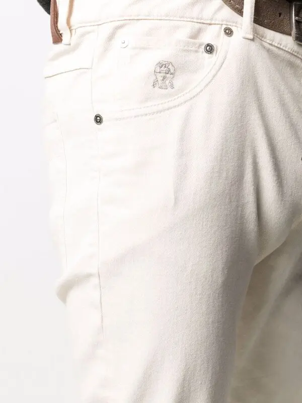 Brunello Cucinelli Straight-leg High-rise Jeans