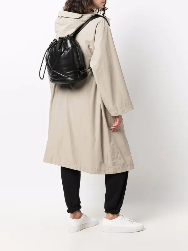 Longchamp Le Pliage Cuir Doudoune Backpack - Black  display picture 3