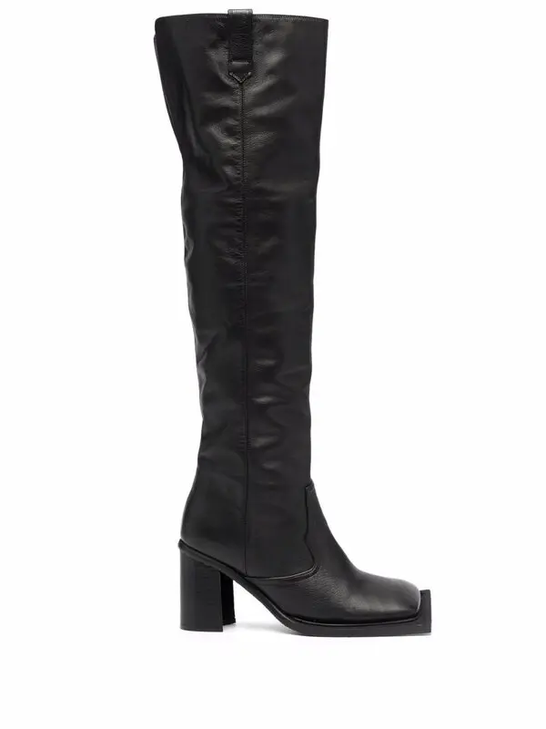 NINAMOUNAH Howling Knee-length Boots - Black