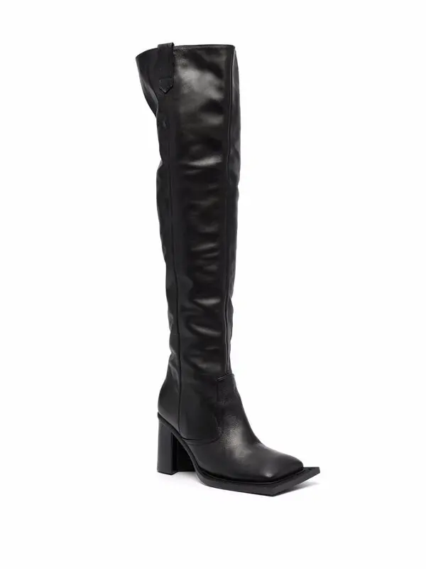 NINAMOUNAH Howling Knee-length Boots - Black