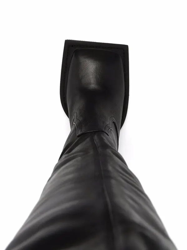 NINAMOUNAH Howling Knee-length Boots - Black