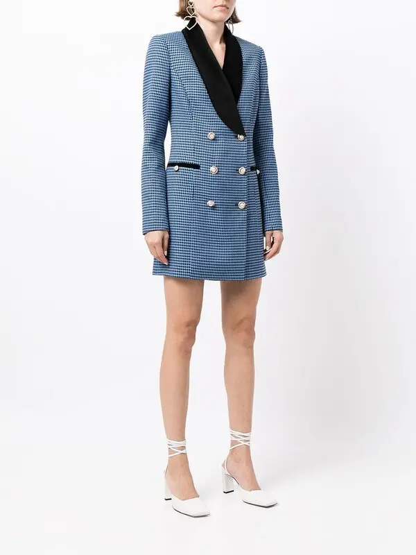Rebecca Vallance Ilona Blazer Mini Dress In Blue - 26% Off | Editorialist