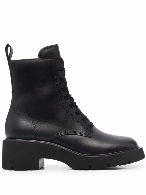 Camper Milah Lace-up Boots - Black