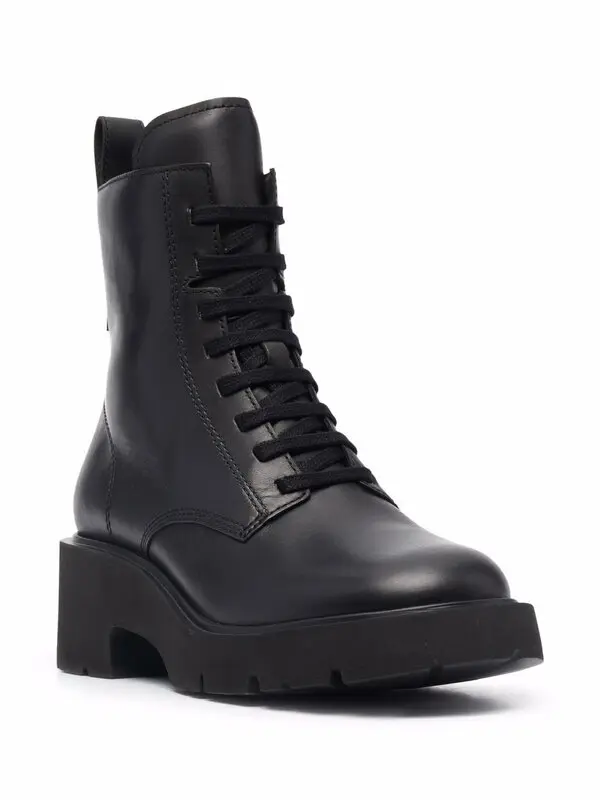 Camper Milah Lace-up Boots - Black