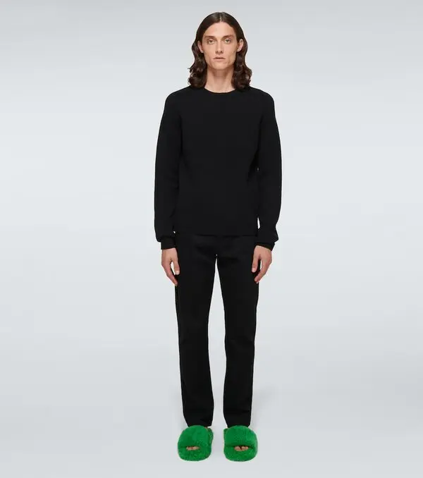 Bottega Veneta Resort Teddy Shearling Slides