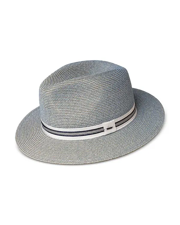 BAILEY Hester Straw Braid Hat - Light Blue