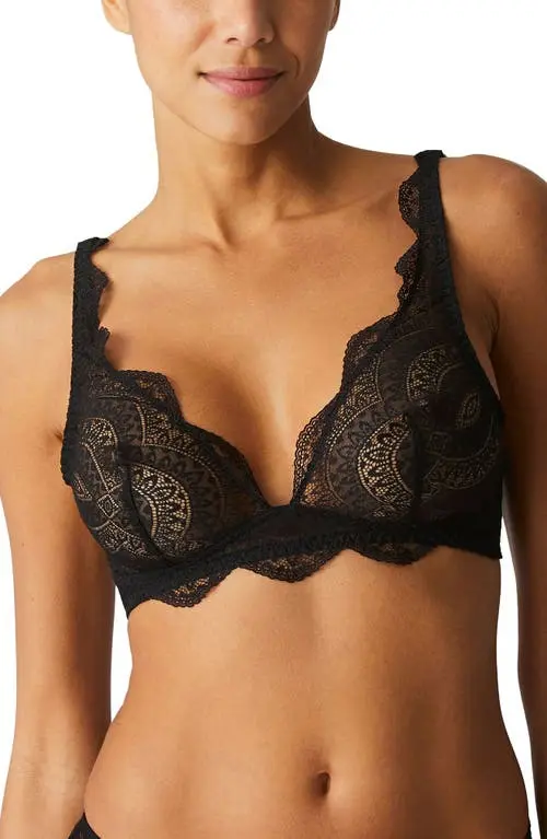 Simone Perele Karma Triangle Bralette - Black