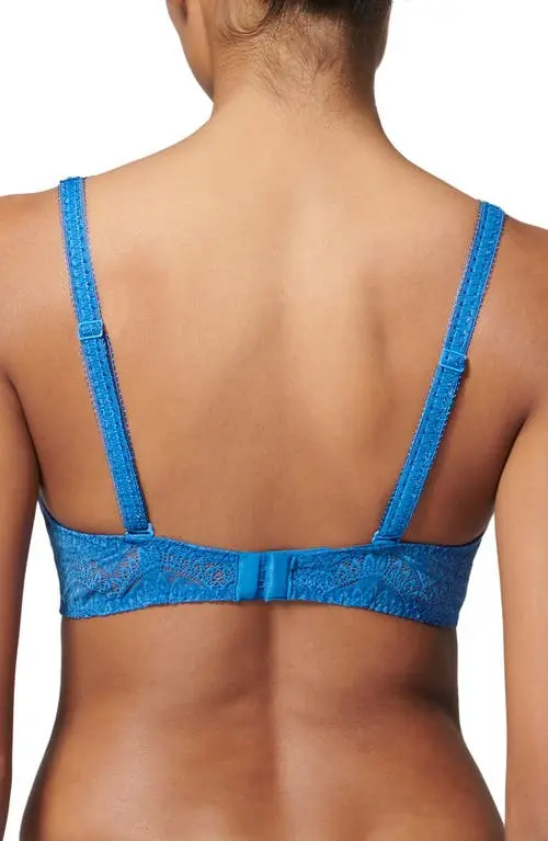 Simone Perele Karma Triangle Bralette - Myosotis Blue