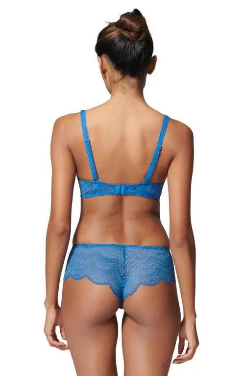 Simone Perele Karma Triangle Bralette - Myosotis Blue