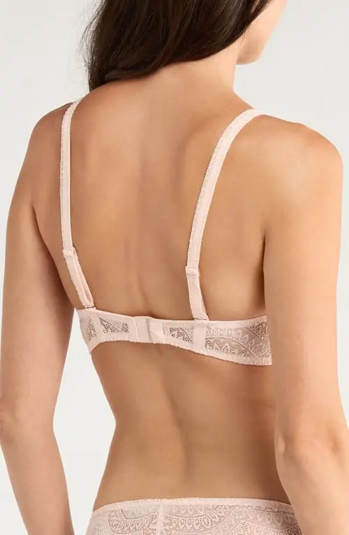 Simone Perele Karma Triangle Bralette - Petal Powder