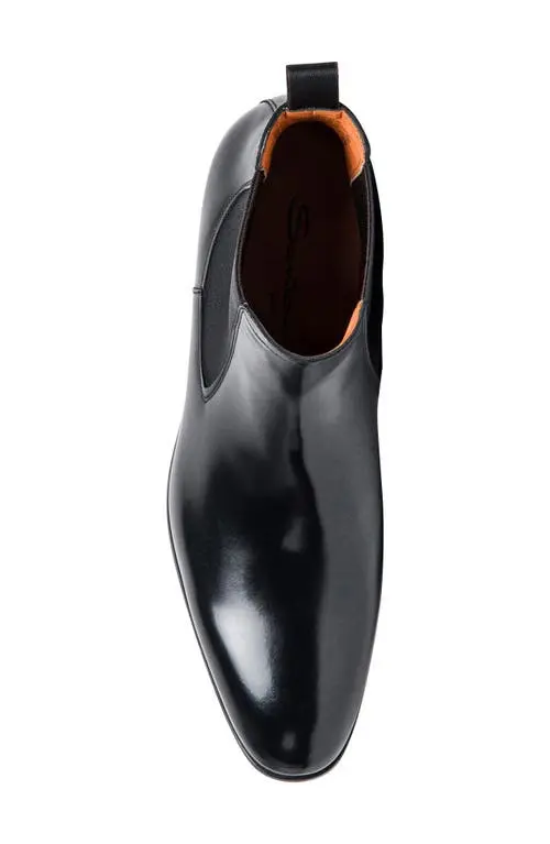 Santoni Detoxify Chelsea Boot - Black
