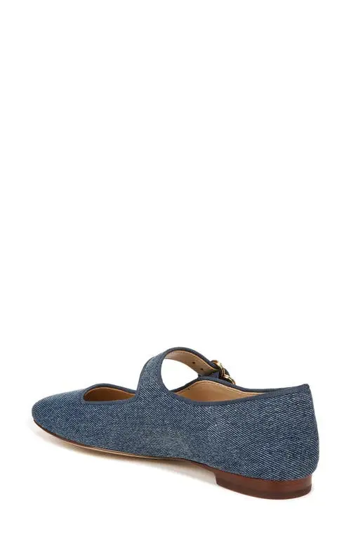 Sam Edelman Michaela Mary Jane Flat - Blue Stone