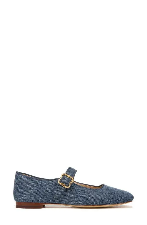 Sam Edelman Michaela Mary Jane Flat - Blue Stone