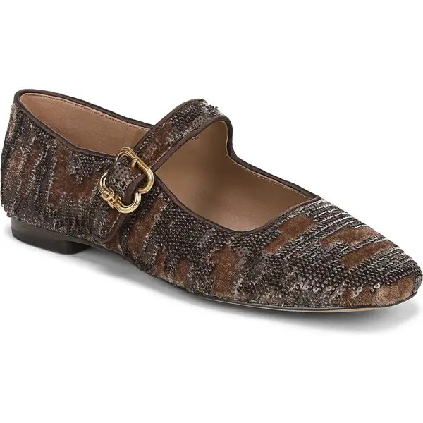 Sam Edelman Michaela Mary Jane Flat - Mushroom