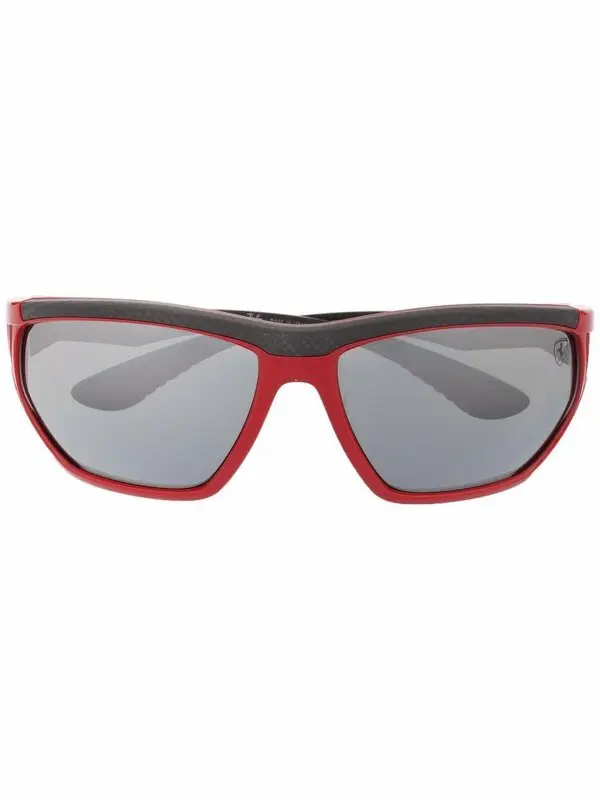Ray-ban Scuderia Ferrari Aviator-frame Sunglasses