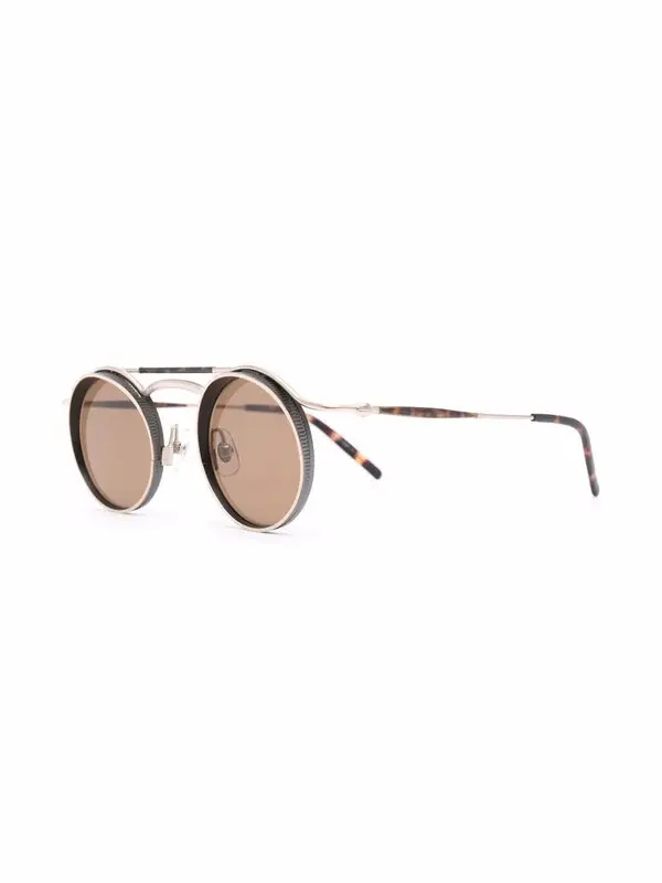 Matsuda Round-frame Sunglasses - Gold