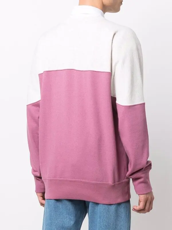 Isabel Marant Aftone Colourblock Logo-print Sweatshirt