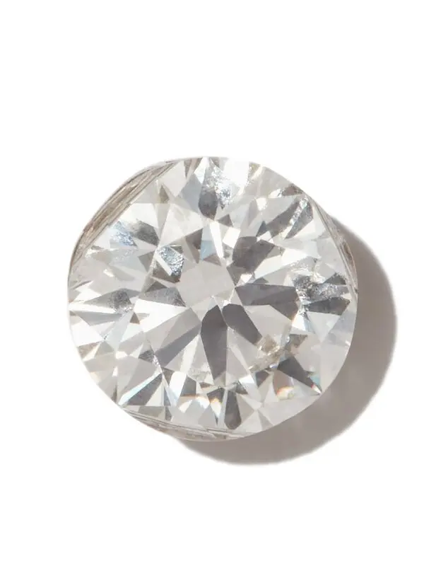 MARIA TASH 18kt White Diamond Single Stud Earring - Gold