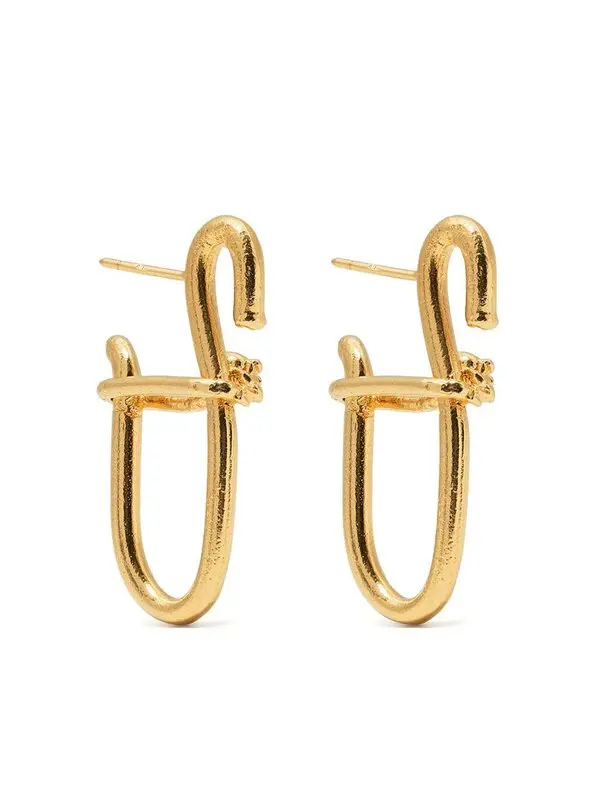 ALIGHIERI Sculptural Design Earrings - Gold