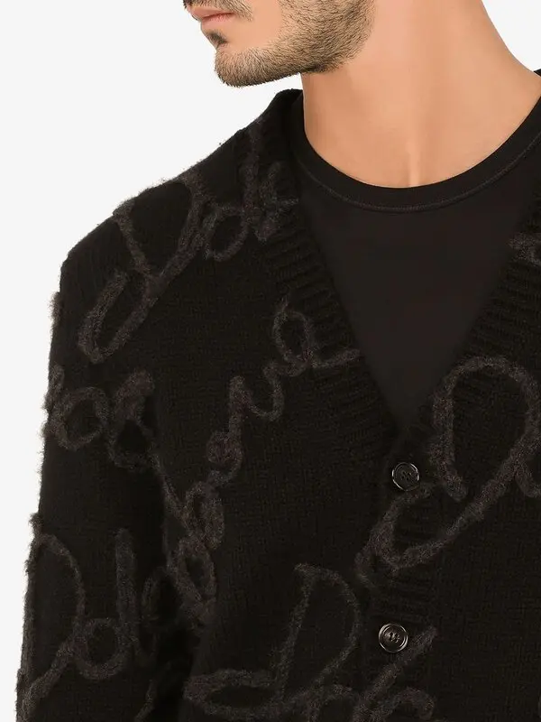 Dolce & Gabbana Logo-embroidered Cardigan
