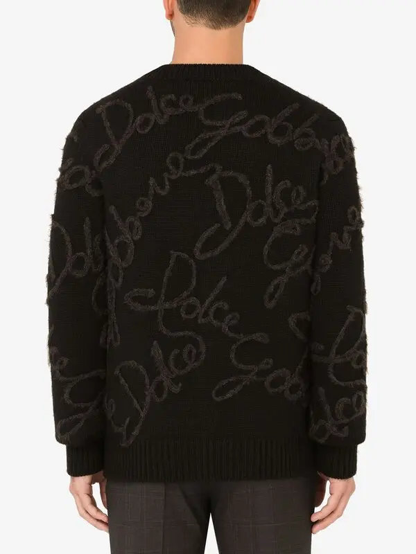 Dolce & Gabbana Logo-embroidered Cardigan