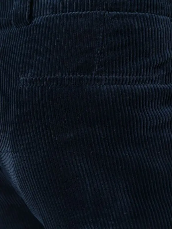 Brunello Cucinelli Corduroy Straight-leg Trousers - Blue