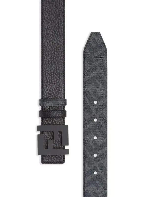 Fendi Reversible Logo-buckle Belt - Black