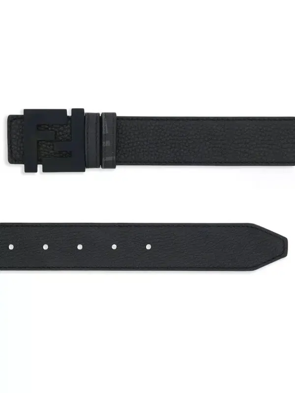 Fendi Reversible Logo-buckle Belt - Black