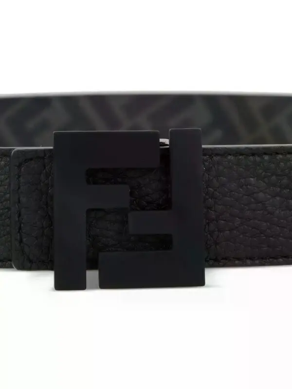 Fendi Reversible Logo-buckle Belt - Black