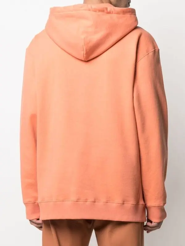 Opening Ceremony Box Logo Print Hoodie - Orange