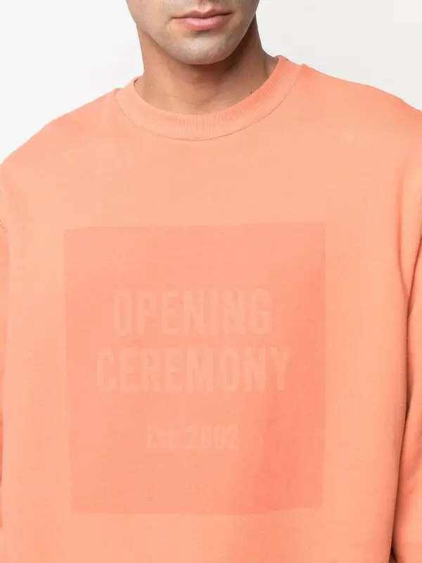Opening Ceremony Box Logo Cotton Sweatshirt