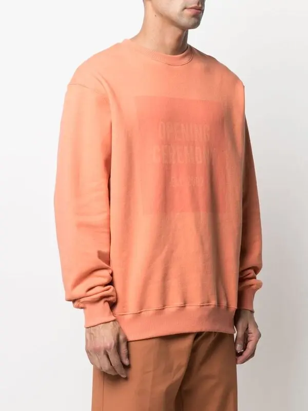 Opening Ceremony Box Logo Cotton Sweatshirt