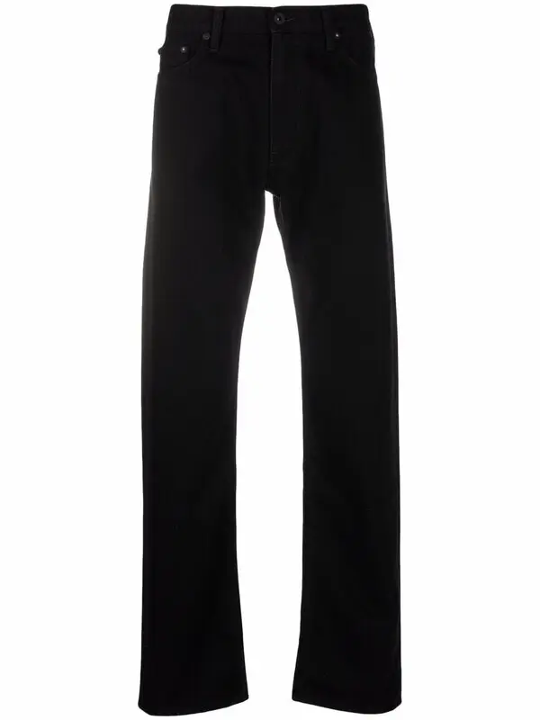 Off-White Diagonals Print Straight-leg Jeans
