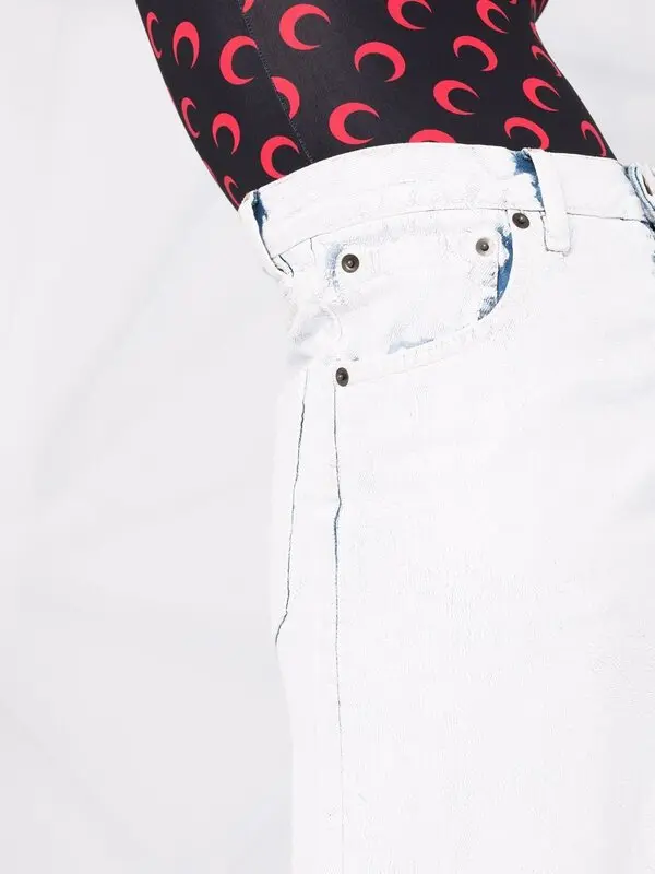 MAISON MARGIELA High-waisted Maxi Skirt - White