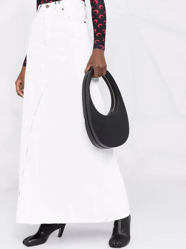 MAISON MARGIELA High-waisted Maxi Skirt - White