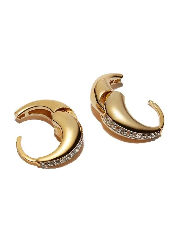 OTIUMBERG 9kt Yellow Small Hoop Earrings