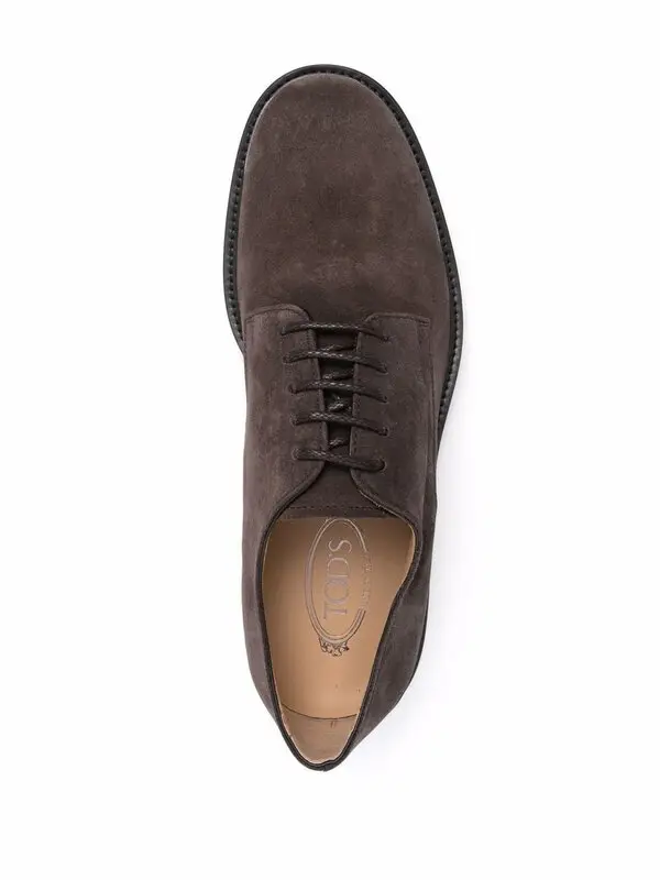 TOD'S Almond-toe Lace-up Derby Shoes