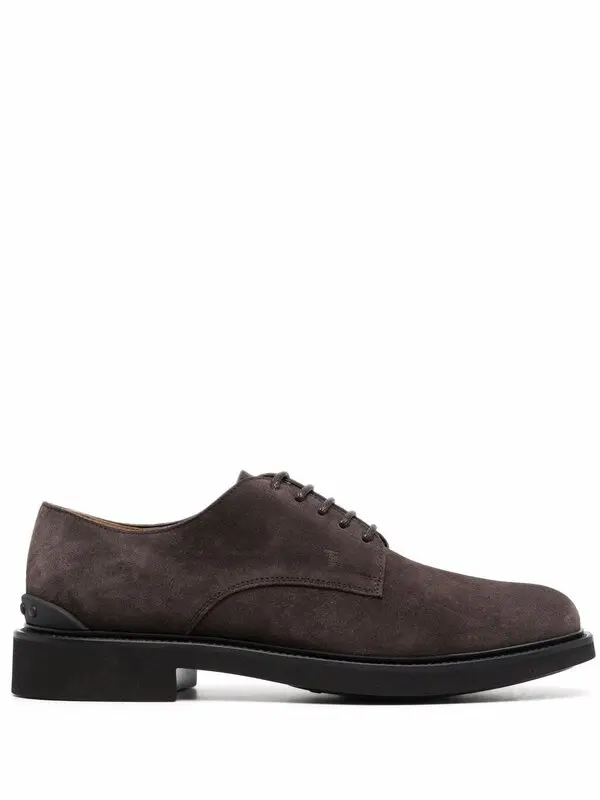 TOD'S Almond-toe Lace-up Derby Shoes