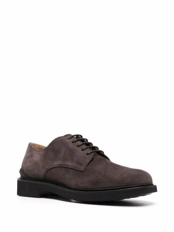 TOD'S Almond-toe Lace-up Derby Shoes