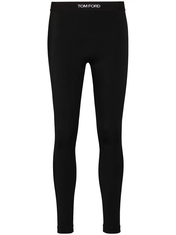 TOM FORD - Logo-waistband Leggings