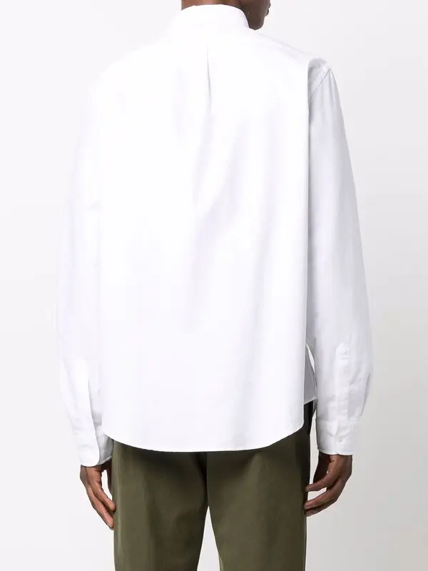 Aspesi Button-down Long-sleeve Shirt - White