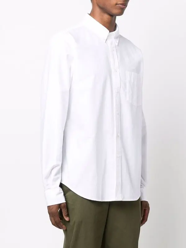 Aspesi Button-down Long-sleeve Shirt - White