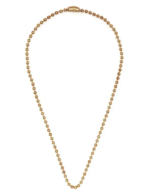 TAKAHIROMIYASHITA THESOLOIST. Ball-chain Clasp-fastening Necklace - Gold