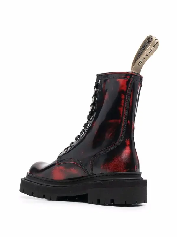 Camper Eki Lace-up Boots - Black