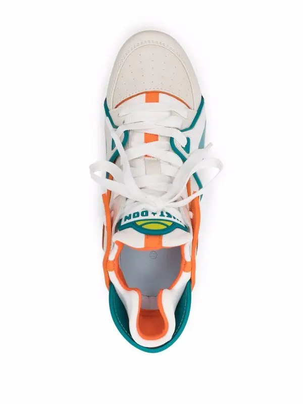 JUST DON Courtside Mid Sneakers - White